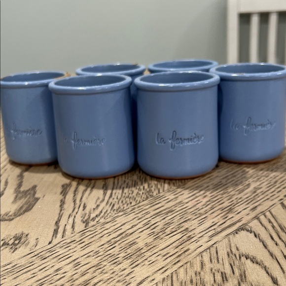 La Fermiere | Dining | La Fermiere Yogurt Pots Set Of 6 | Poshmark